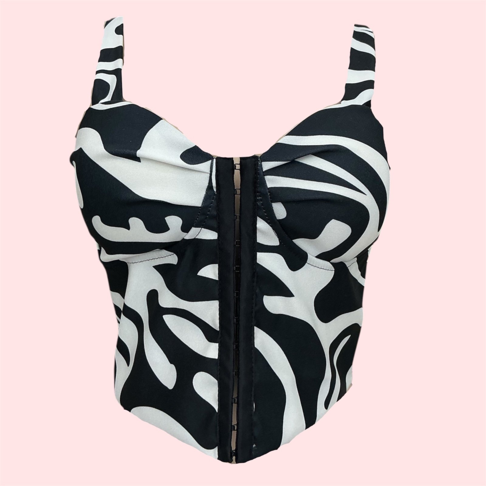 Top corset estampado - Fanatica